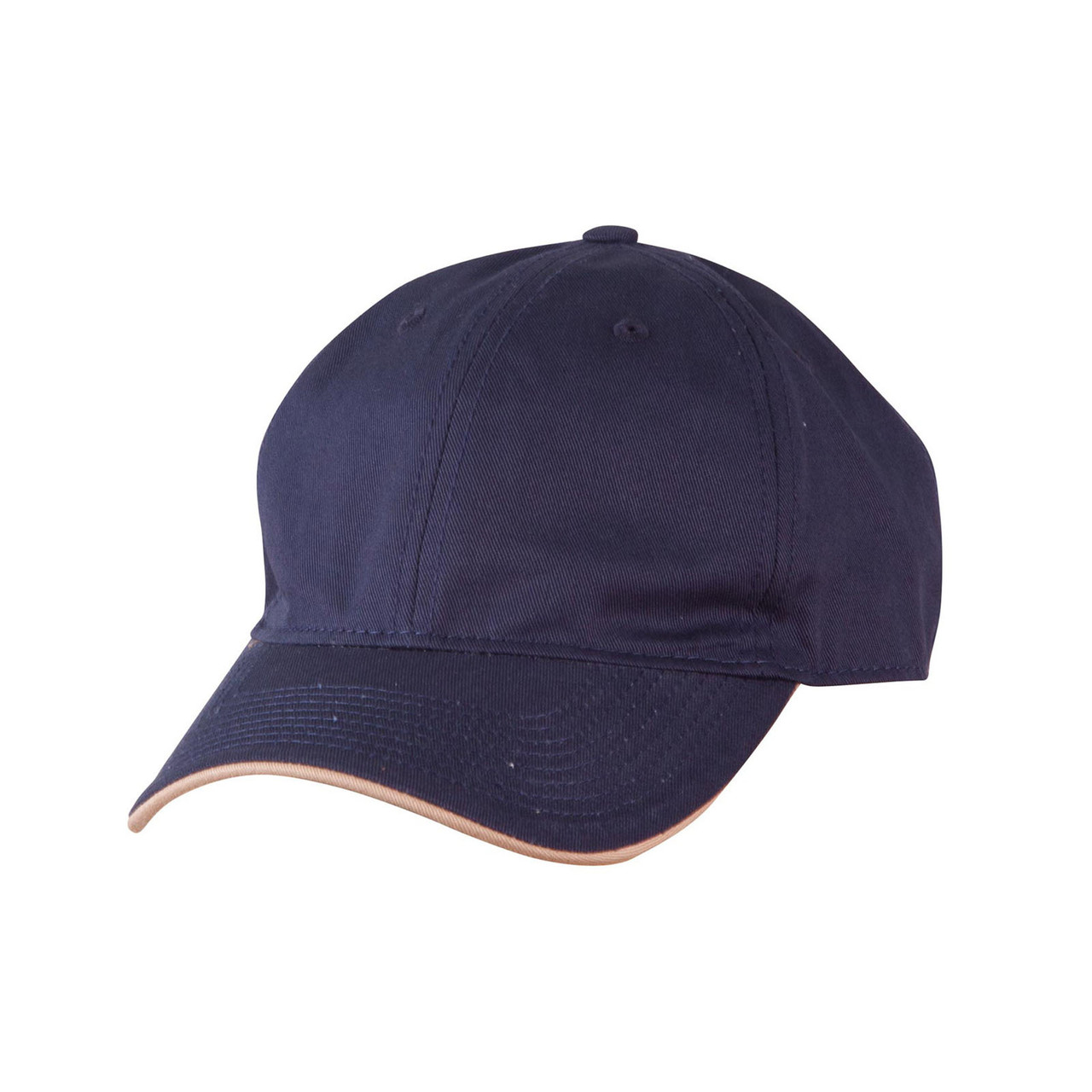 Premium Washed Cotton Twill Underpeak Contrast Colour Caps | Shop Online
