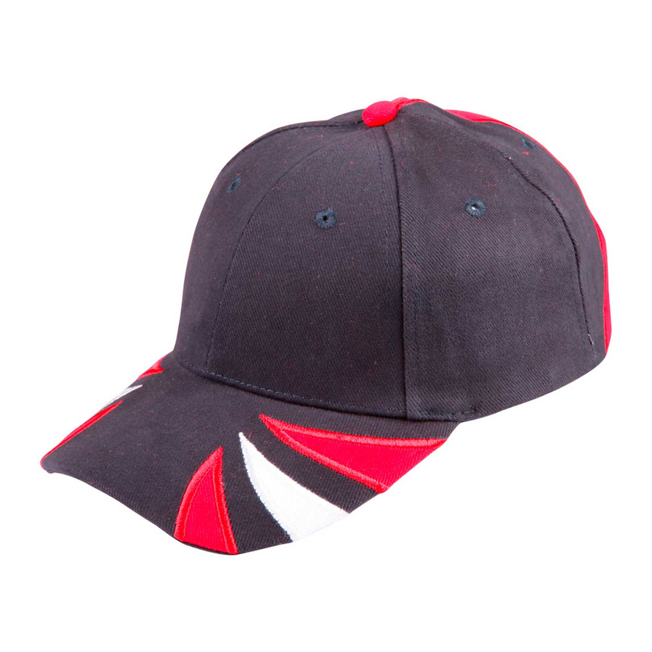 Plain Tri Colours Cotton Baseball Cap | Shop Hats | Teamwear Online