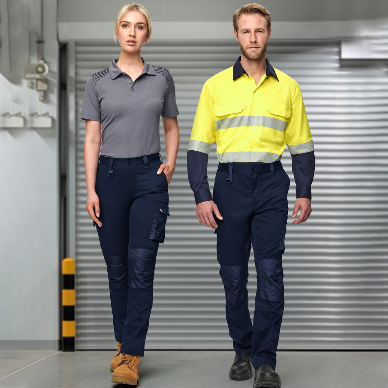 Unisex Utility Stretch Cargo Work Pants | Shop Work Safety Wear Online