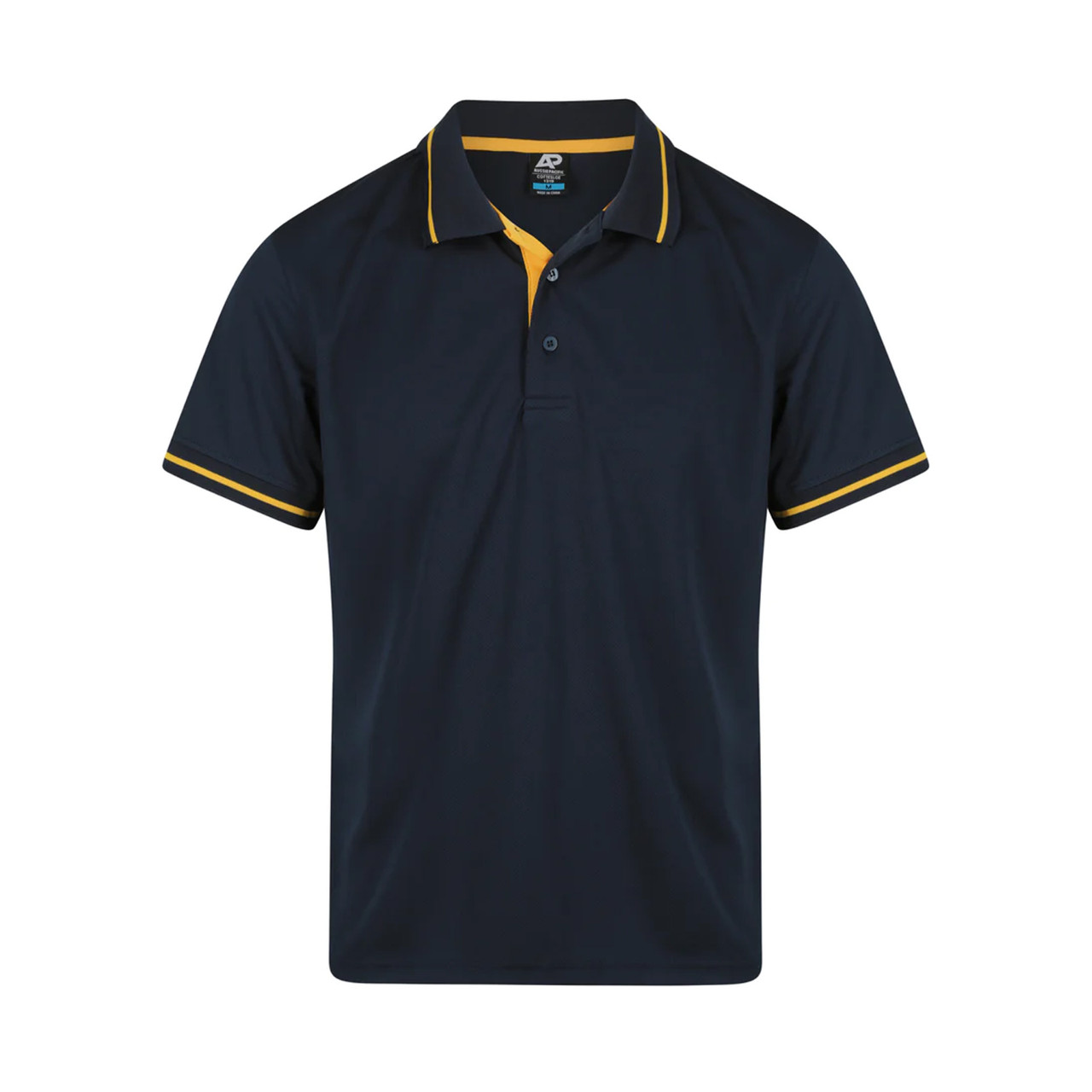 Mens Contrast Polo