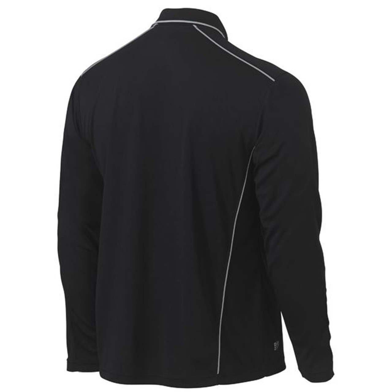 Cool Mesh Long Sleeve Polo Shirt | Reflective Piping | Shop Work Wear ...