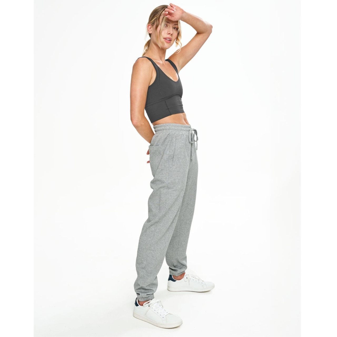 Unisex Plain Air layer Double Knit CVC Track Pants - Blank Clothing ...