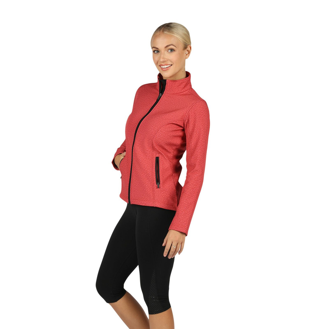 Ladies Heather Soft Shell Jacket | Shop Plain Womens Outerwear Uniform