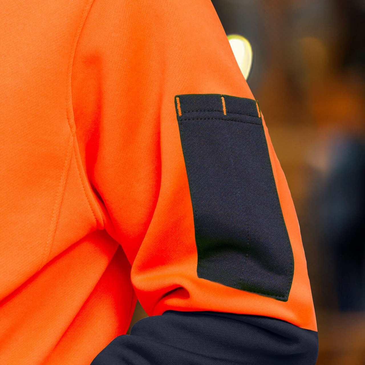 Hi-Vis Two Tone Water Resistant Heavyweight Fleece Hoodie