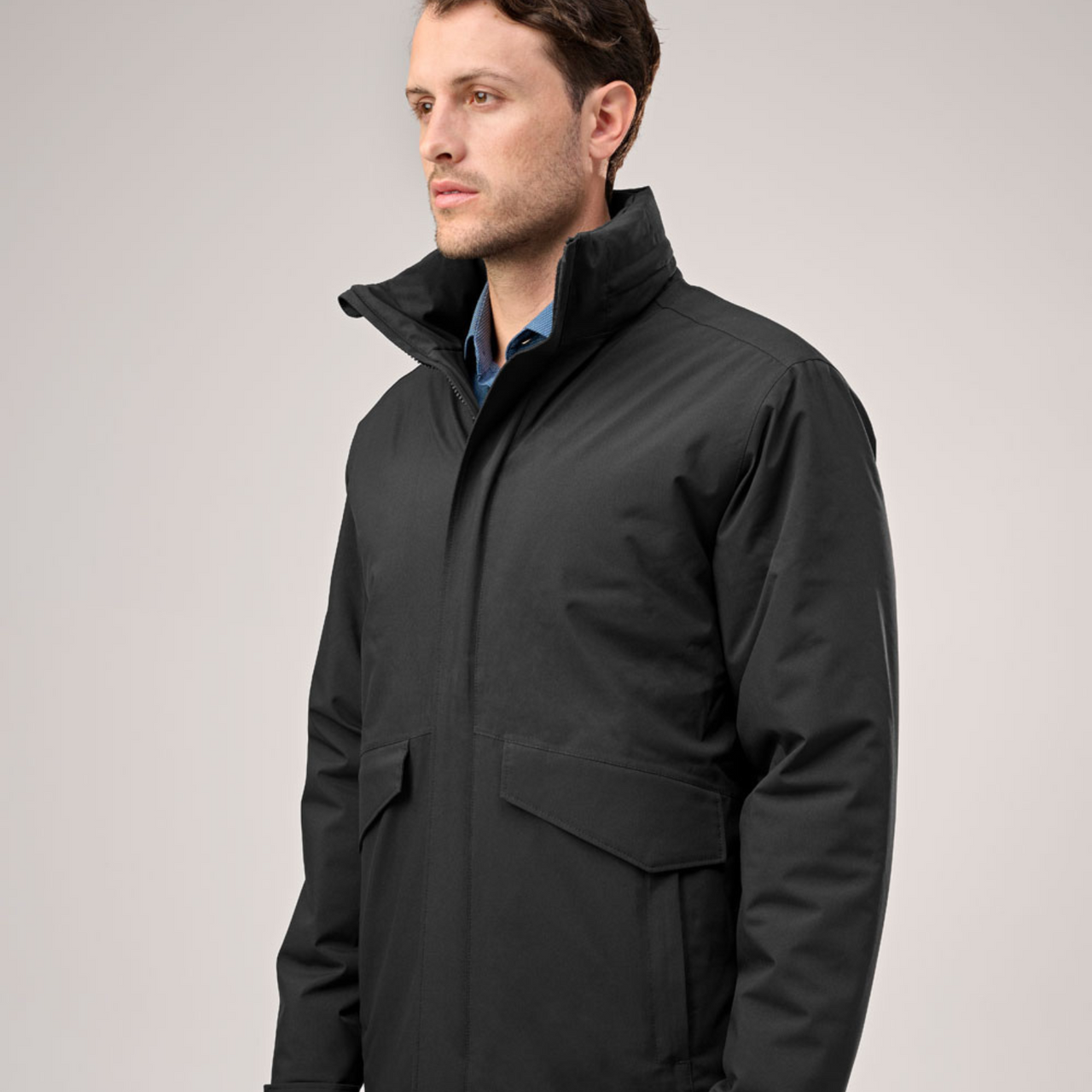 Unisex Waterproof Quilted Jacket | Shop Blank Clothing Australia