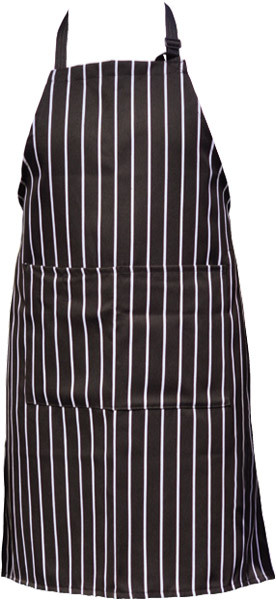 Striped Butcher's Apron Full Bib | Aprons