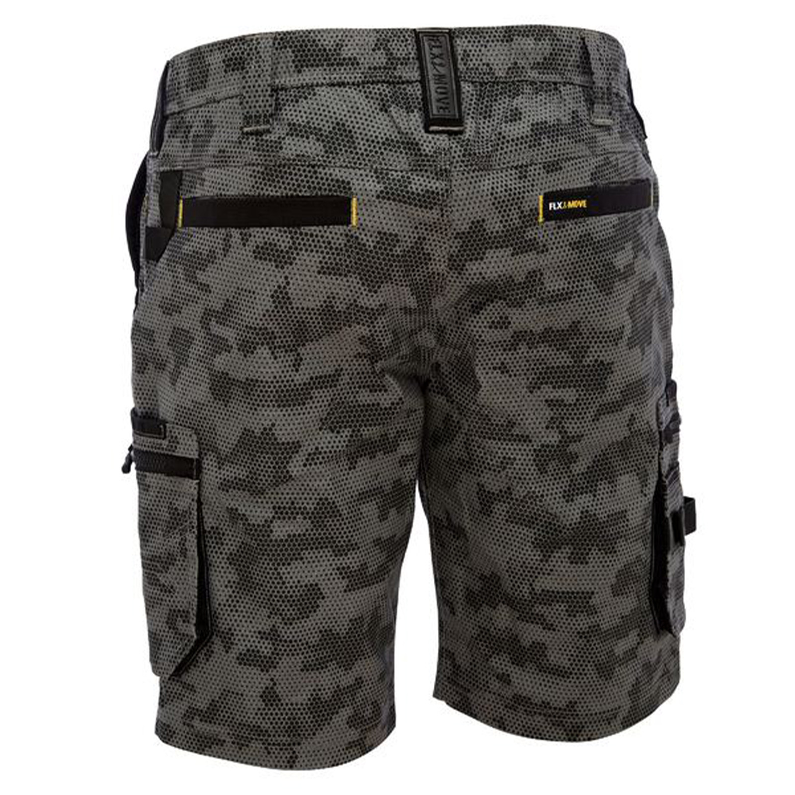 Bisley Mens Flex & Move Stretch Canvas Camo Cargo Short | Shop Premium ...