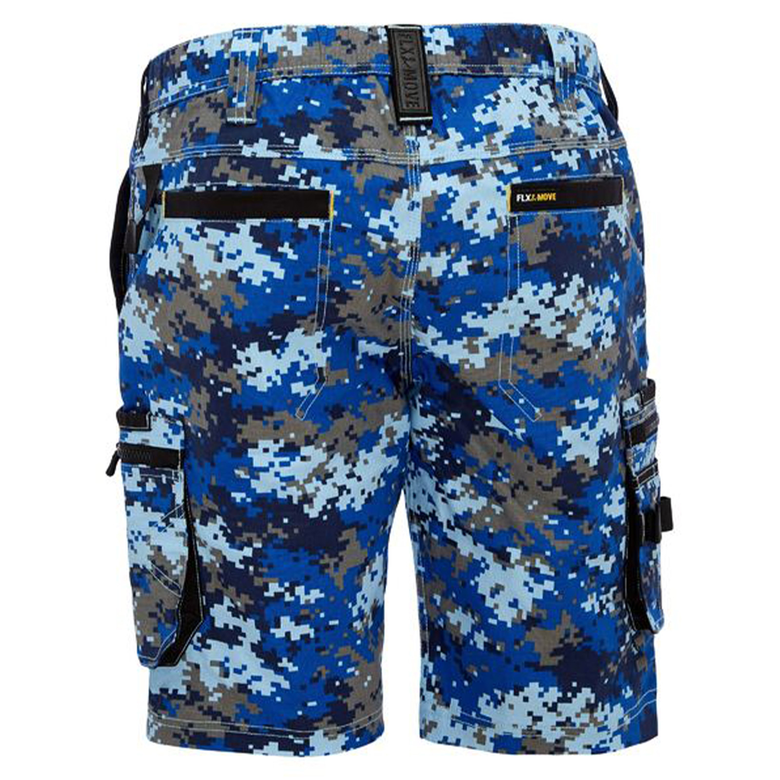 Bisley Mens Flex & Move Stretch Canvas Camo Cargo Short | Shop Premium ...