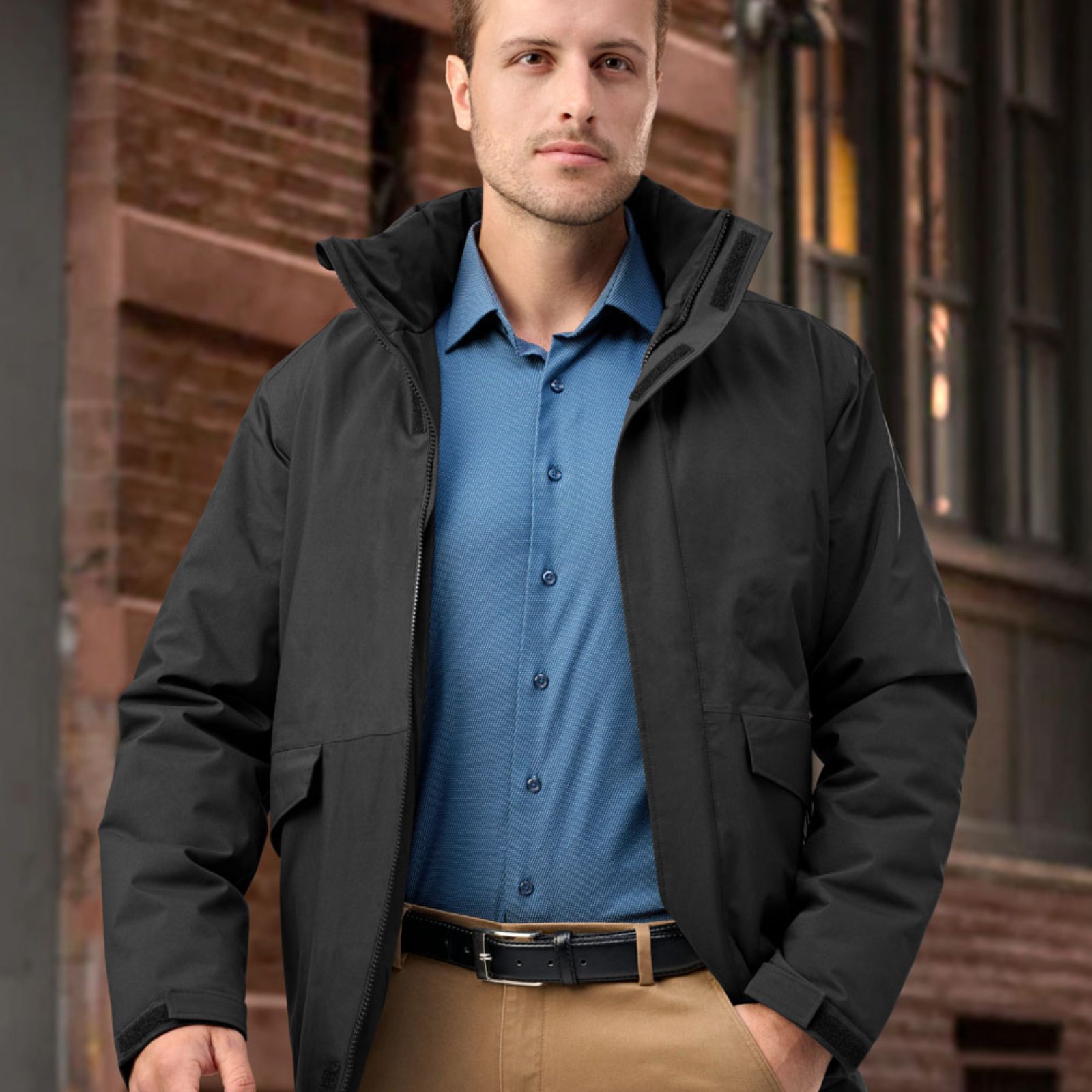 Unisex Waterproof Quilted Jacket | Shop Blank Clothing Australia