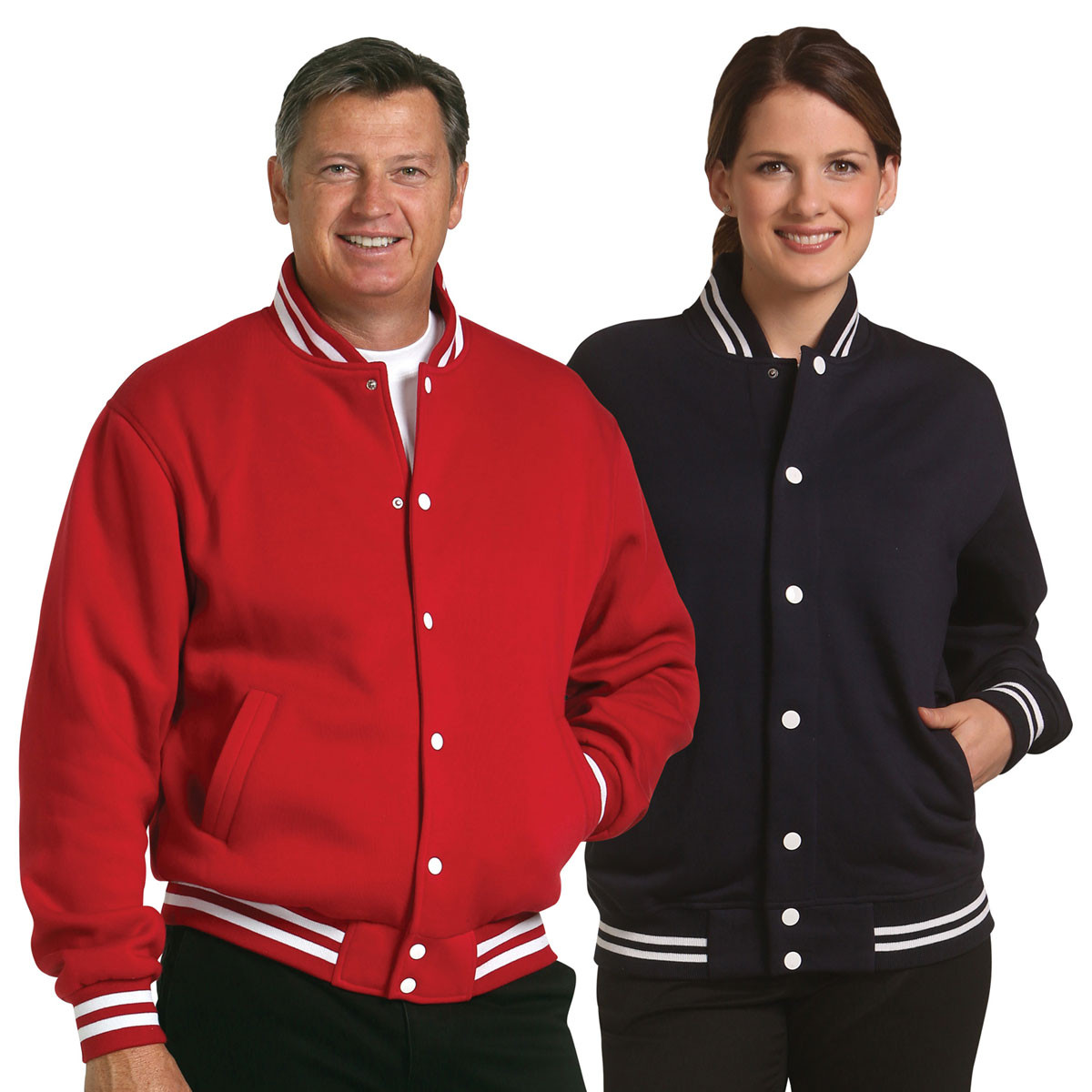 JOCK Adult Unisex Varsity Jacket | Modern Fit & Warmth