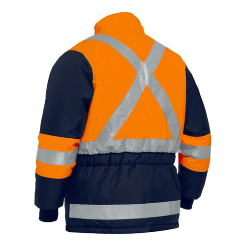 Bisley X Taped Waterproof Two Tone Hi Vis Freezer Jacket | Shop Work Safety