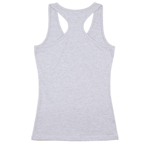 Stretch long body singlet | Plain ladies racer back | buy bulk | Plus ...