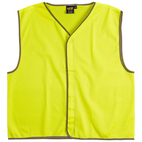 Buy Plain Kids Fluoro Work Safety Vests | Hi-Vis Clothing Online