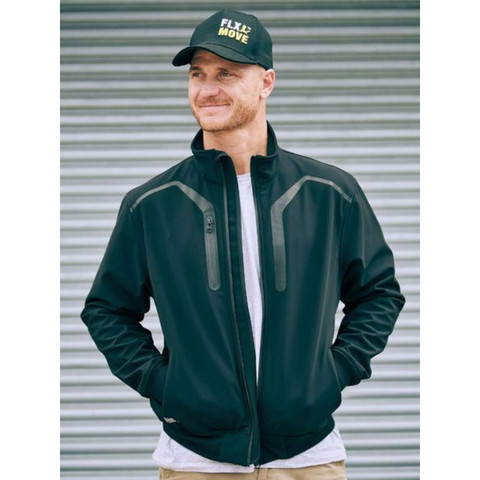 Bisley Mens Premium Soft Shell Waterproof Bomber Jacket. Shop Online