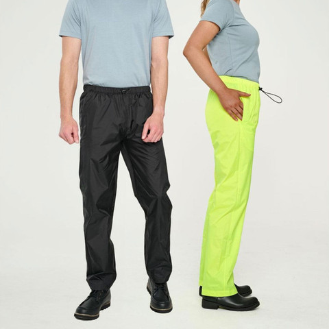 Lightweight Foldaway Nylon Waterproof Rain Pants | Work Wear Australia