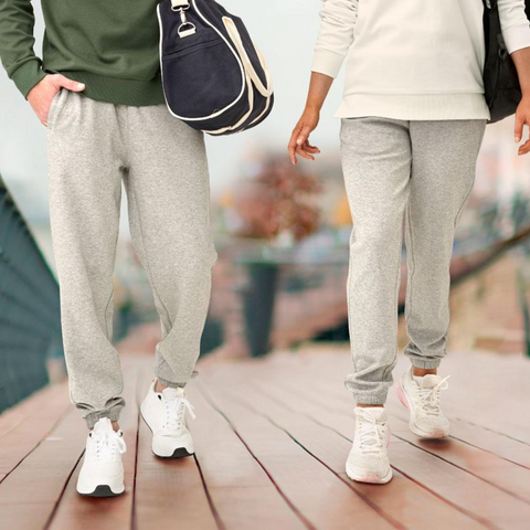 Unisex Plain Air layer Double Knit CVC Track Pants - Blank Clothing ...