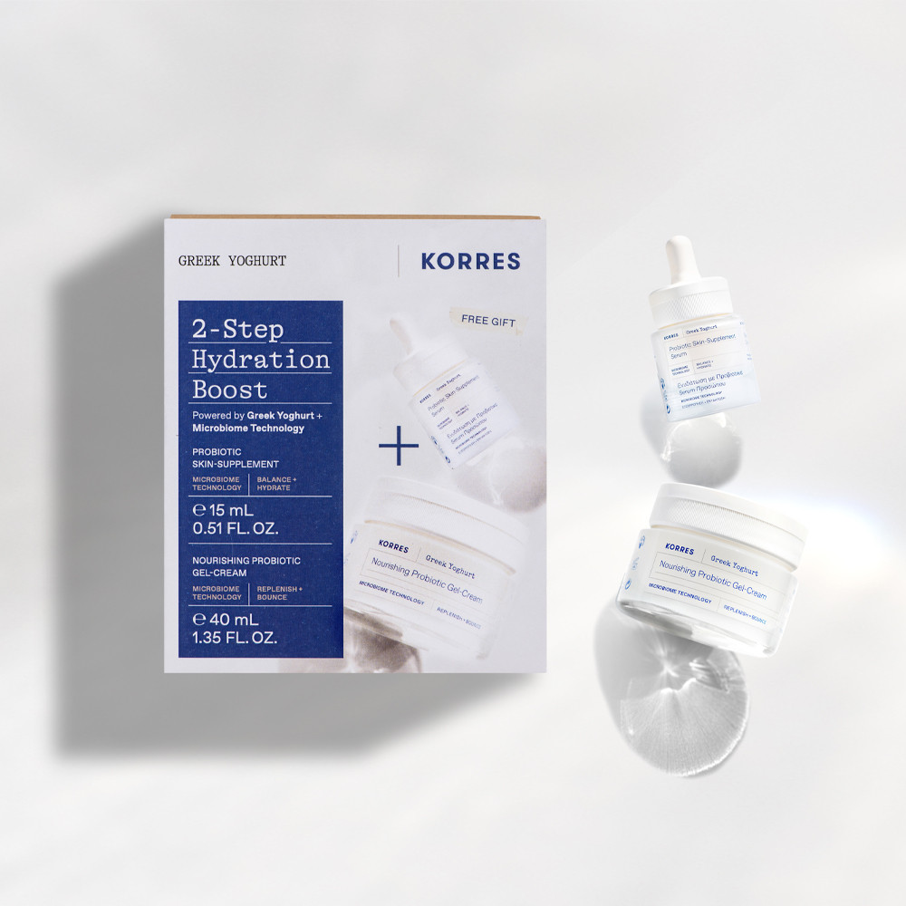 Korres Yoghurt Moisturiser & Serum Set | Bath & Unwind | Official Stockist