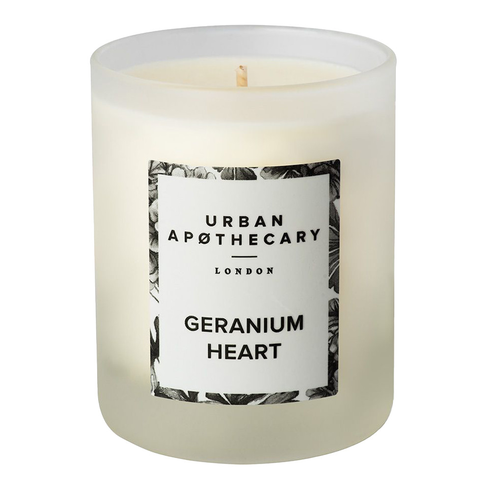 Urban Apothecary Geranium Heart Wellbeing Candle | Bath & Unwind ...