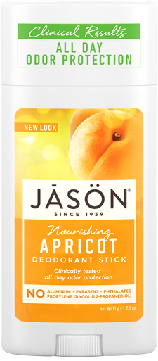 Jason Nourishing Apricot Pure Natural Deodorant Stick | Bath & Unwind ...