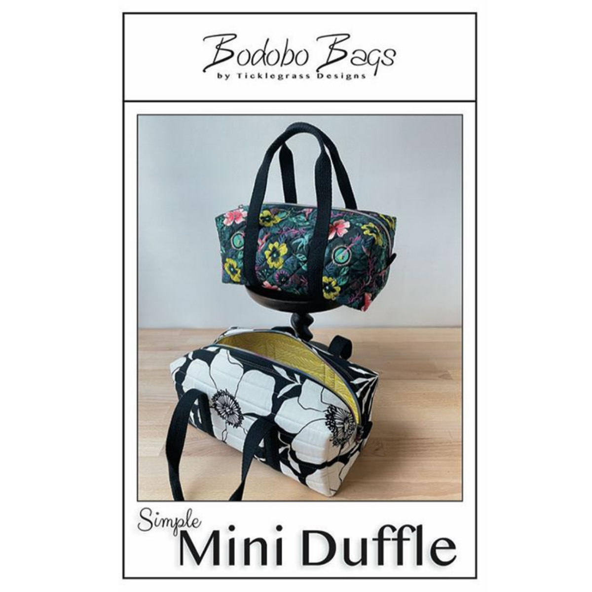 The Simple Mini Duffle by Ticklegrass Designs