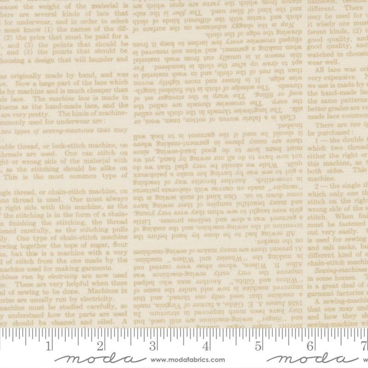 Text in Paper - Blossoms and Blooms Fabric Yardage