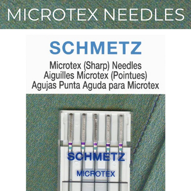 Schmetz Microtex (Sharp) Needles 5 Pack