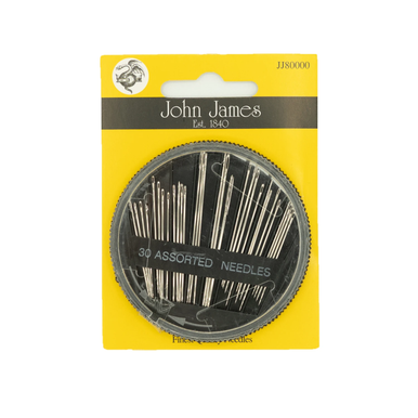 Colonial Needle Co. Assorted Needle Compact – 30-Piece Rotating Sewing ...