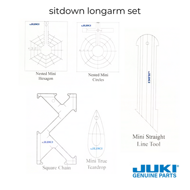 Ruler Sets for Juki Longarms