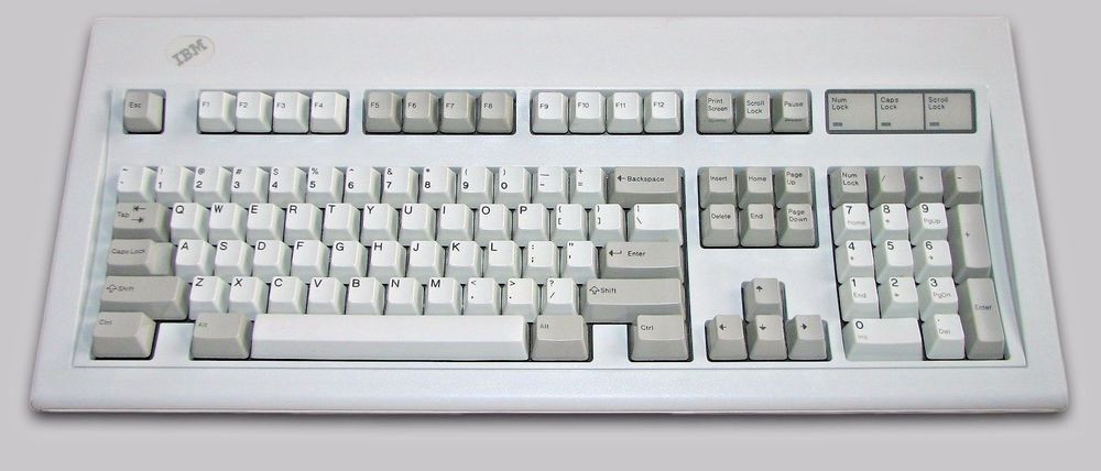 IBM Model M Clicky Keyboard (PS/2) – Vintage Mechanical Keyboard with ...