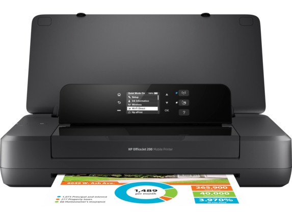 HP OfficeJet 200 Mobile Wireless Color Printer with Scanner & Copier ...