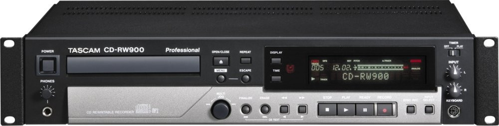 TASCAM CD-RW900SL Slot-Loading CD Recorder – Professional Audio CD ...