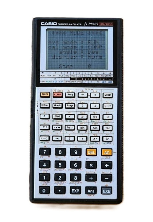 Casio fx‑7000G Graphic Scientific Calculator – First Programmable ...