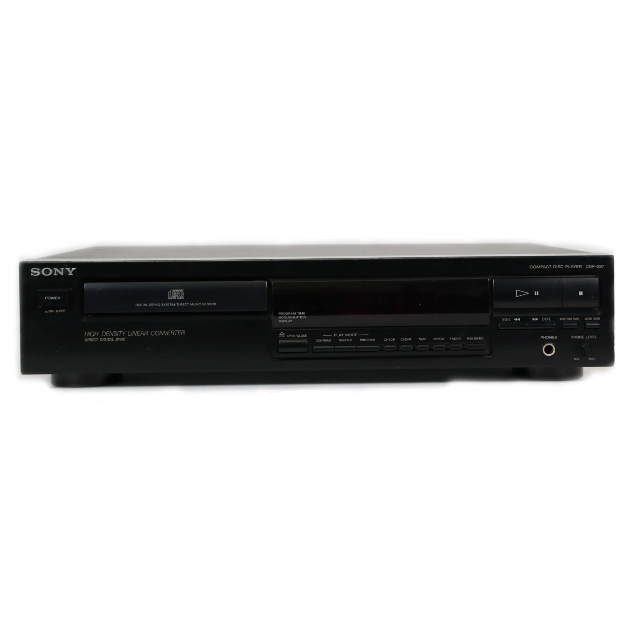 Sony CDP-297 Stereo Compact Disc Player – High-Fidelity CD Playback ...