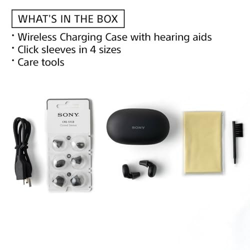 Sony CRE-E10 Self-Fitting OTC Hearing Aids – Bluetooth-Enabled ...