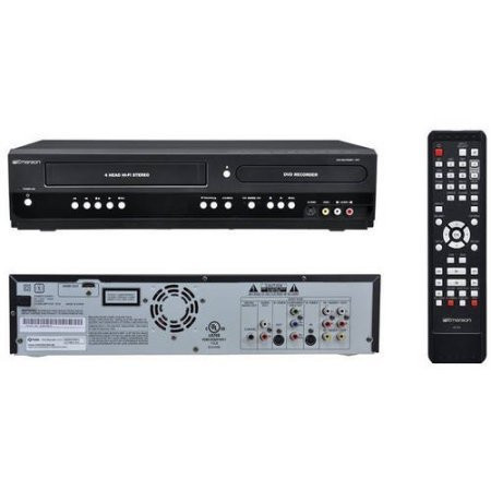 Emerson ZV427EM5 DVD/VCR Combo DVD Recorder and VCR Player – Dual Deck ...