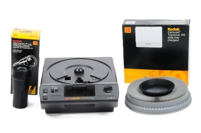 Kodak Carousel 4400 Slide Projector (35mm, Remote Focus, Manual Operation)