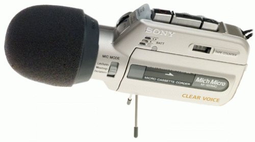 Sony Microcassette Recorder/Player M-560V