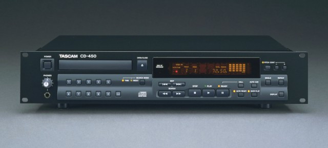 Tascam CD-450 Professional Compact Disc Player (Broadcast-Grade ...