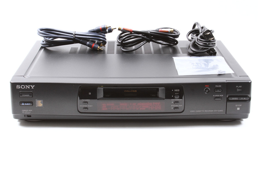 Sony EV-C200 Hi8 VCR Video Cassette Recorder – 8mm/Hi8 Playback with ...