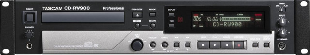 TASCAM CD-RW900SL Slot-Loading CD Recorder – Professional Audio CD ...