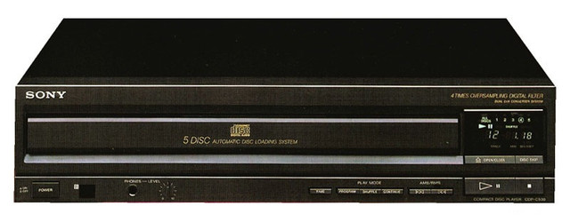 Sony CDP-CE500 5-Disc CD Changer – Multi-Disc CD Player with Jog Dial ...