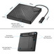 External DVD Drive USB 3.0 USB C CD Burner Amicool CD/DVD +/-RW Optical ...