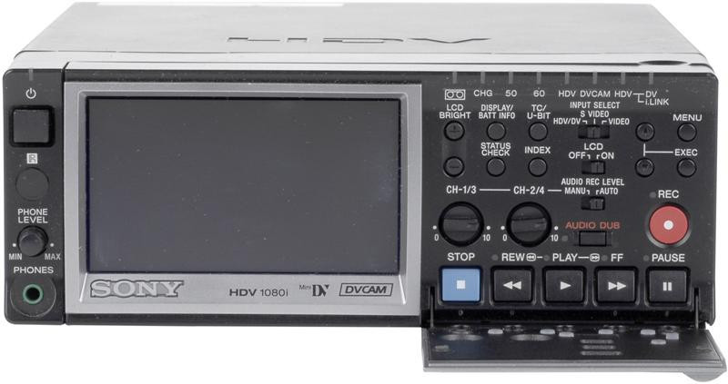 Sony HVR-M10U HDV 1080i MiniDV/DVCAM Video Recorder & Player (with HD ...