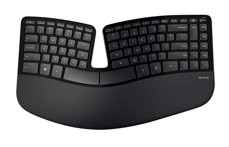 Microsoft Natural Ergonomic Keyboard 4000 – Wired Comfort Keyboard with ...