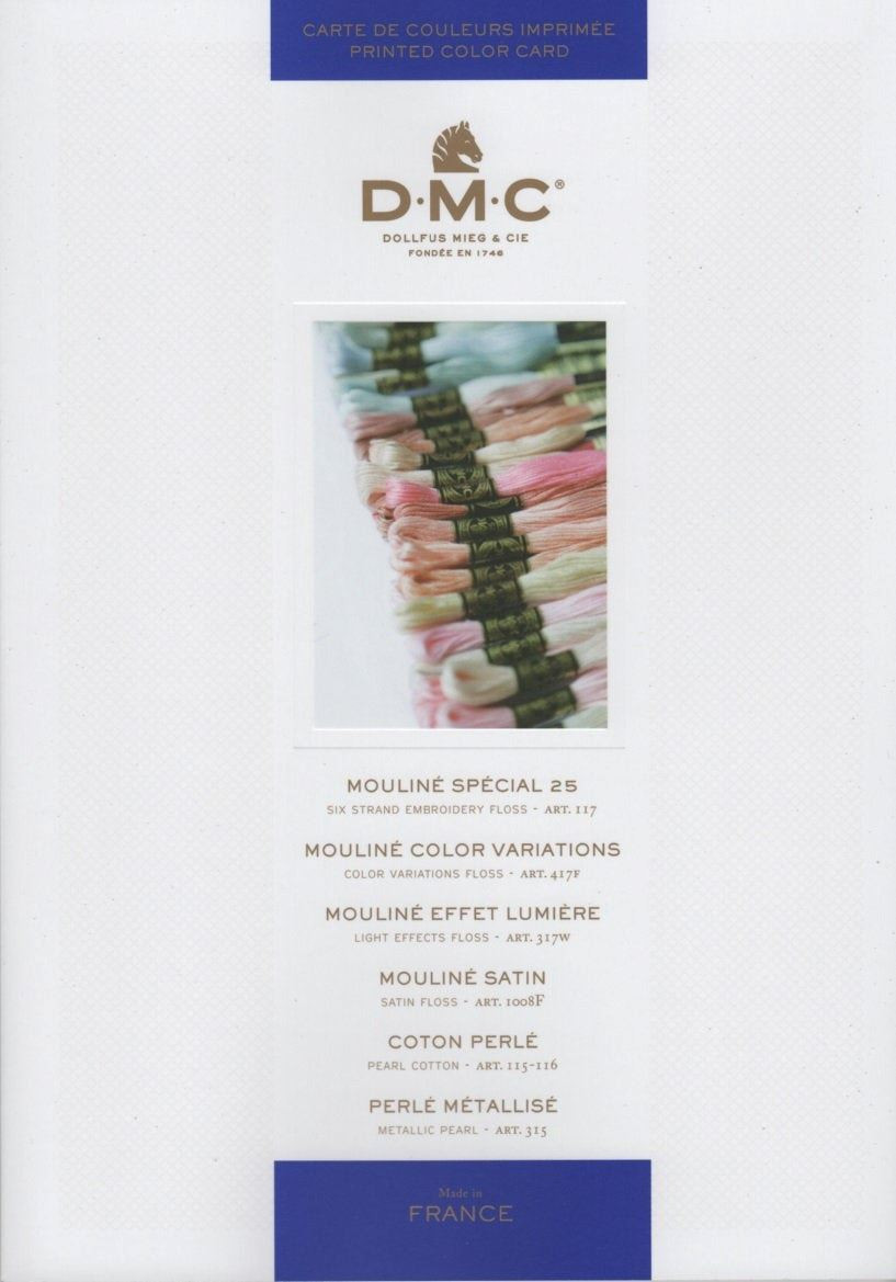 New DMC Shade Colour Card - MariesCrossStitch.co.uk