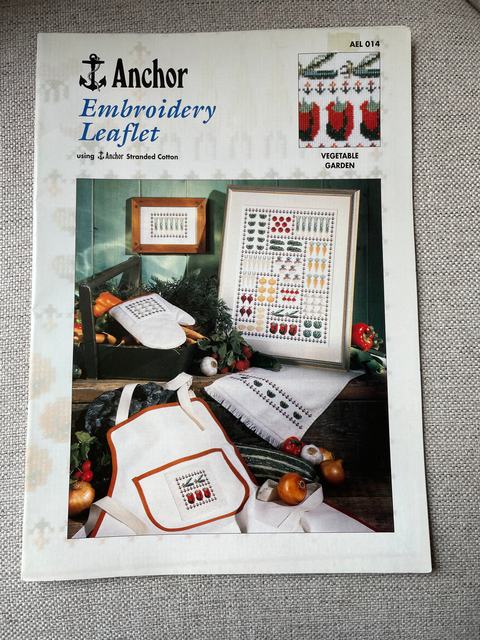 Vegetables Embroidery Chart Only by Anchor - MariesCrossStitch.co.uk