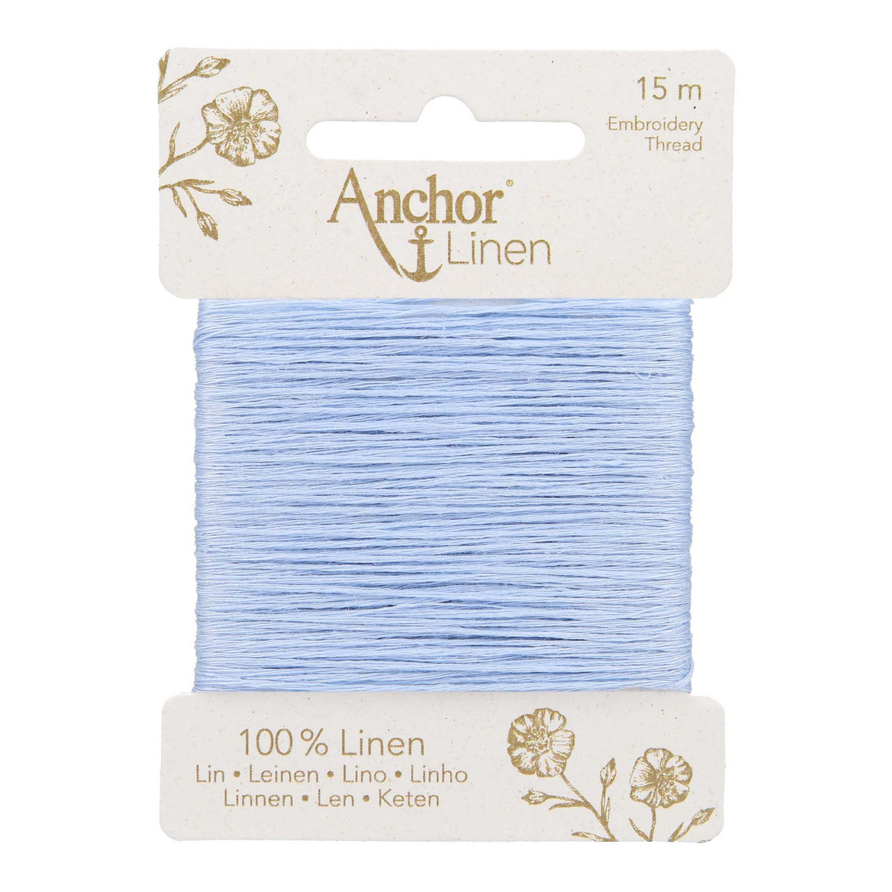 Linen Embroidery Thread 15m Forget Me not - MariesCrossStitch.co.uk