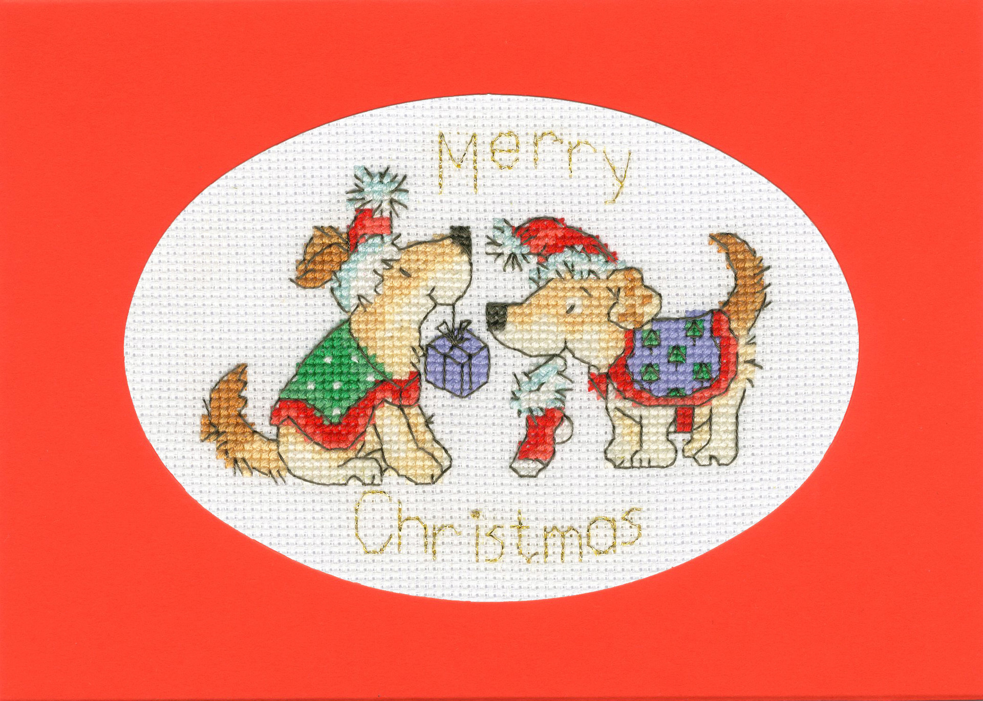 Christmas Card – Shining Stars Cross Stitch Kit by Bothy Threads ...
