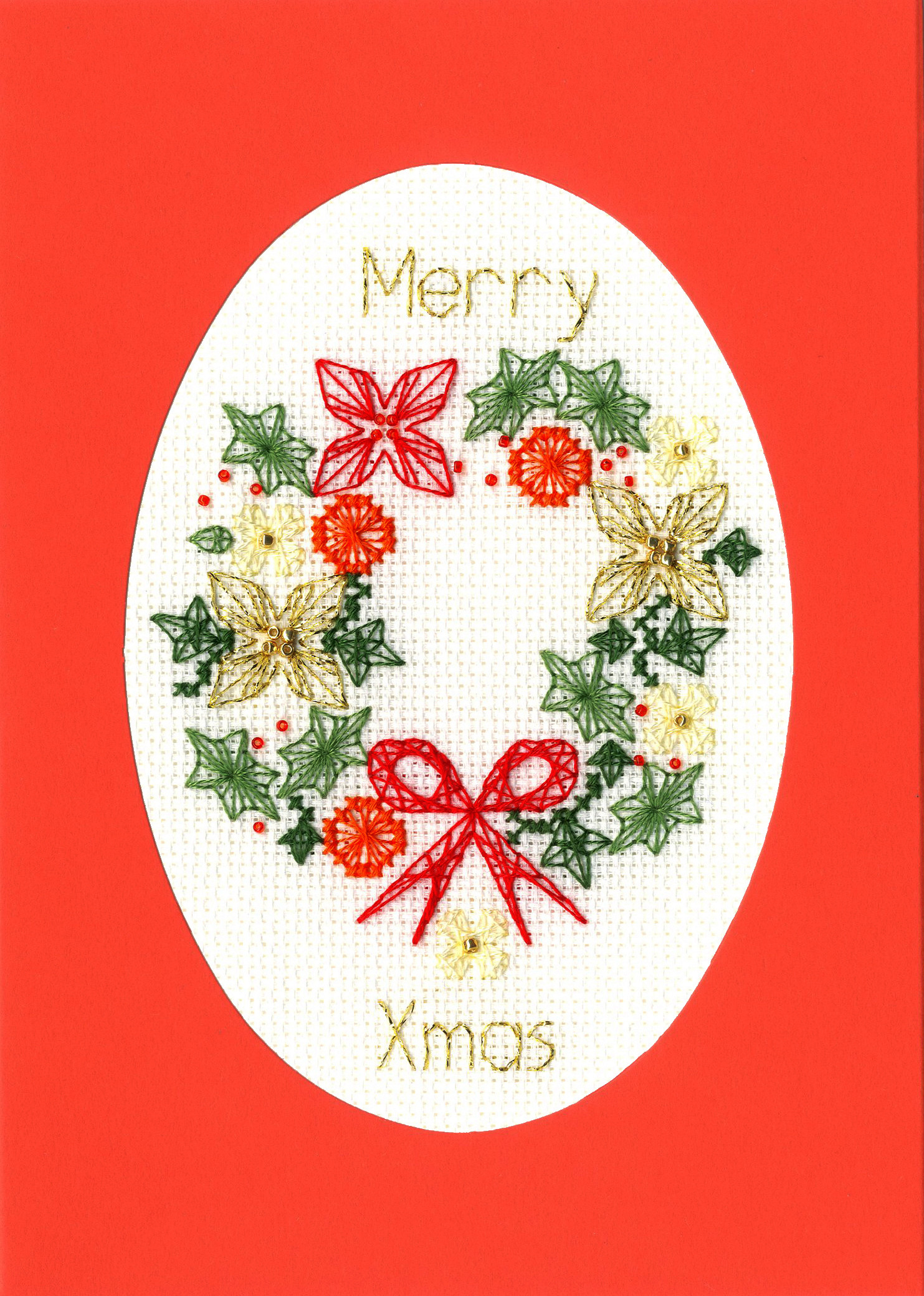 Christmas Card – Christmas Friends Cross Stitch Card Kit by Bothy ...