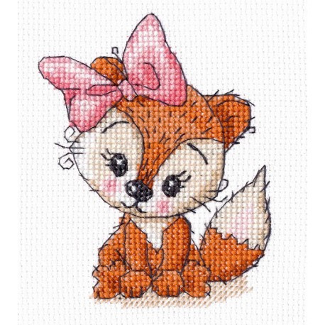 Red Fox Cross Stitch Kit By Oven - MariesCrossStitch.co.uk
